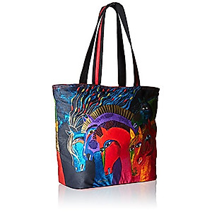 Laurel Burch `Wild Horses of Fire` Shoulder Tote, Multicolor, Large