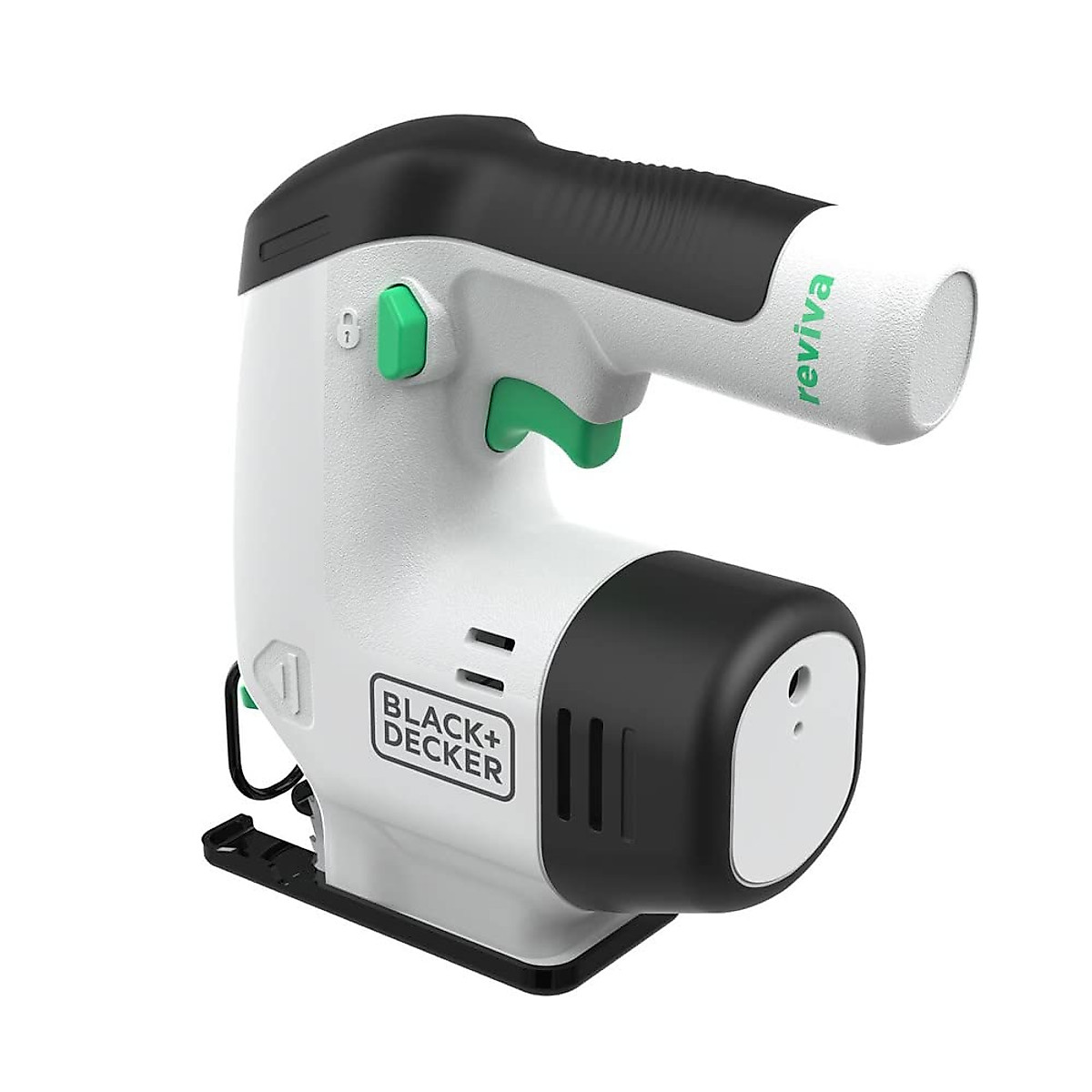 BLACK+DECKER reviva 12V MAX Jig Saw, Cordless, Ideal for Wood, Metal, or Plastic (REVCJS12C)