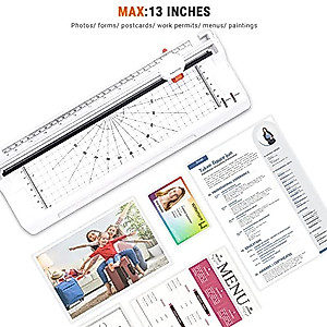 Laminator Machine, 5-in-1 Hot & Cold 40-Second Preheating Laminator for Office/Home Use-MTL02