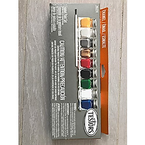 Testors+281231+Enamel+All+Purpose+Craft++Hobby+11+Piece+Paint+Kit