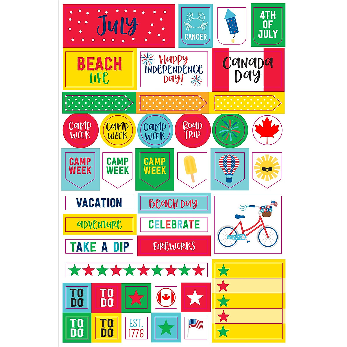 Essentials Month By Month Planner Stickers (set of 475 stickers)