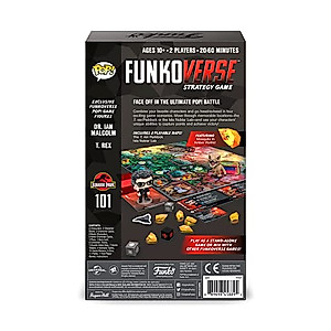 Funkoverse: Jurassic Park 101 2-Pack Board Game (Styles May Vary)