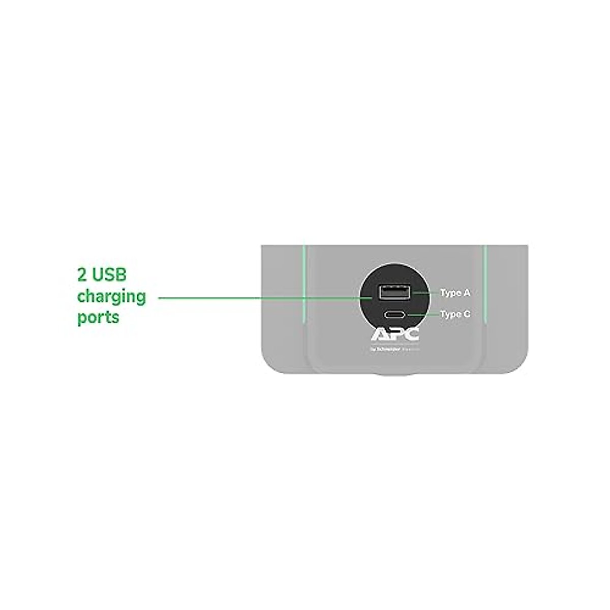 APC UPS 950VA Line Interactive UPS Battery Backup, BVK950M2 Backup Battery with AVR, 2 USB Charging Ports (Type C/Type A), Back-UPS Uninterruptible Power Supply, Black