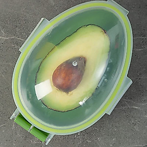 CAUME Bread Box for Kitchen Mini Bread Box Storage Box For Kitchen Countertop,plastic Bread Bin With Transparent Lid For Bread, Cake,Fruit -green Farmhouse Bread Box