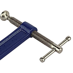 IRWIN Tools QUICK-GRIP 100 Series Deep Throat C-Clamp, 2-inch by 3 1/2-inch Throat (225123)