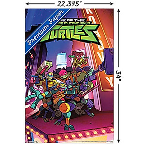 Trends International Nickelodeon Rise of The Teenage Mutant Ninja Turtles-Group Wall Poster, 22.375 in x 34 in, Premium Unframed Version