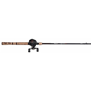 Ugly Stik 6’6” Elite Baitcast Fishing Rod and Reel Casting Combo, Ugly Tech Construction with Clear Tip Design, 6’6” 1-Piece Fast Action Rod