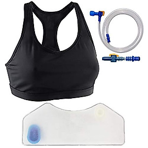 Sneaky Booze Sports Bra Hidden Flask Pouch For Women: Portable 25oz Undetectable Alcohol Bag. Concealable Plastic Wine Liquor Body Flasks. Disguised Leak Proof Travel Bags For Cruise Concert Festival
