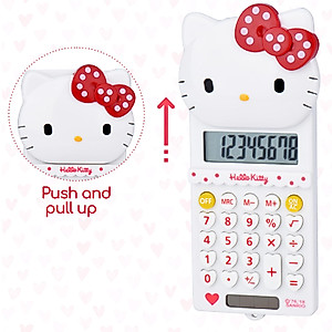 Cute calculator,5.9 * 2.6in,Powered by batteries(Included) 8 Digit with LCD Display,kids calculator,calculator for school,mini calculator,cartoon calculator,Handheld calculator,kawaii calculator