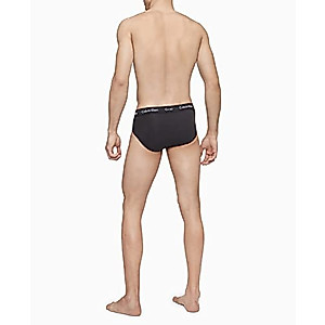 Calvin Klein Men's Cotton Stretch 3-Pack Brief, 3 Black, M