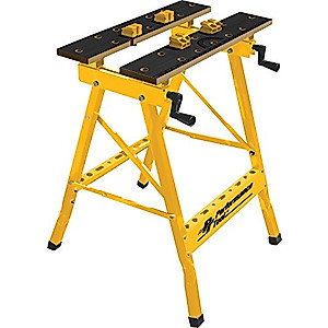 Performance Tool W54025 Portable Multipurpose Workbench and Vise (200 lbs Capacity) , Yellow