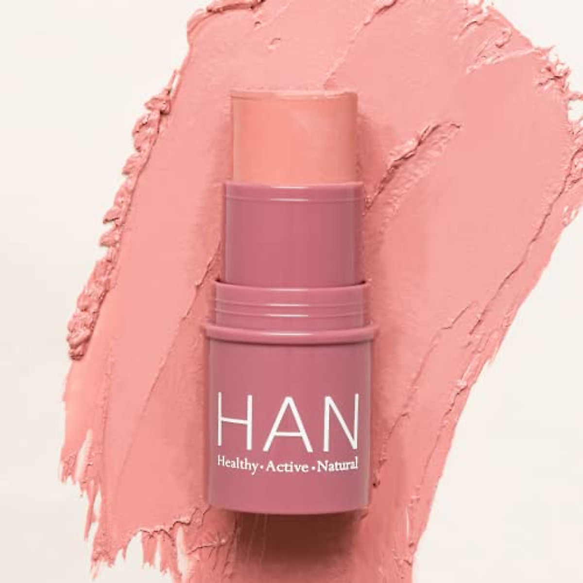 HAN Skincare Cosmetics Vegan, Cruelty-Free 3-in-1 Multistick for Cheeks, Lips, Eyes, Innocence