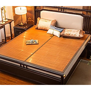 Shuanggui Bamboo-Mat-Summer-Mattress-Pad-Sleeping-Cooling-Pad-for-Bed-Size-0.6x1.8M/23x70in, liangxi006