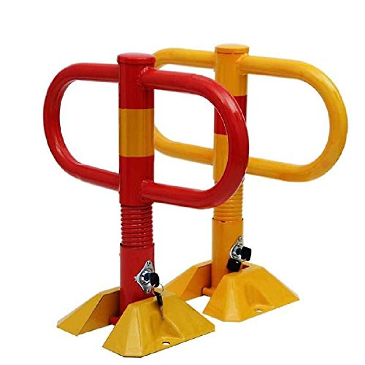 - Parking Barriers Lockable Metal Car Parking Lock Bezel, The Bezel and The Manual Parking Space-Saving, with Two Keys, As with a Reflecting Marker Bollard