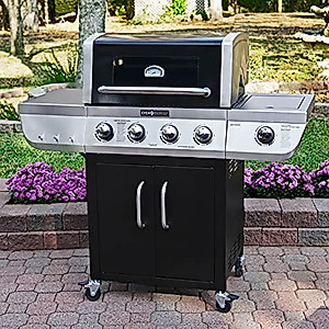 Even Embers GAS1466AS Four Burner Grill, Black