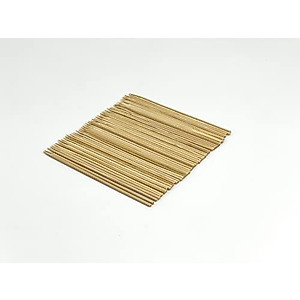 Purple Rose Supply Cannagar Skewers for Small Cannagar Mold - Bamboo Skewers - 50 Pack