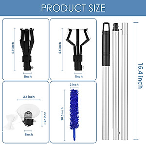 light bulb changer, light bulb pole changer for high ceilings, 12FT-light bulb extension pole changer, light bulb changer with Pole with Baskets and Suction Cup for High Ceilings and Recessed Lights