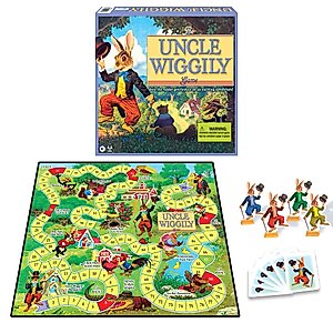 Uncle Wiggily by Winning Moves Games USA, The Classic Child's First Reading Game, for 2 to 4 Players, Ages 4+