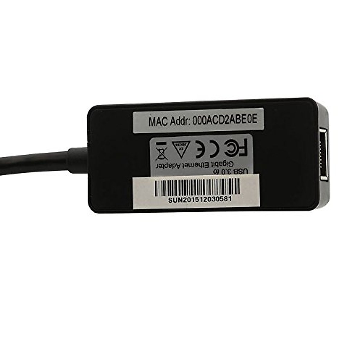 IO Crest USB 3.0 to RJ45 10/100/1000 Gigabit Ethernet LAN NIC Adapter for Windows, Mac, Linux - SY-ADA24029