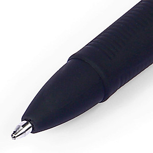 OBE WISEUS Bold Point Gel Ink Pen,1.0mm Black Color Double Ink Capacity Refill,12 Pack,3361