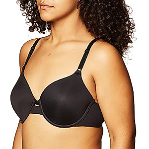 Warner's Women's Cloud 9 Super Soft Underwire Lightly Lined T-Shirt Bra RB1691A, Black, 38C