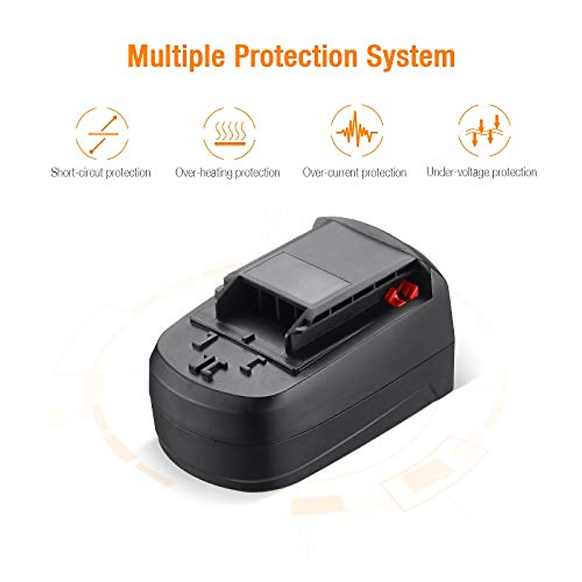 BABAKA 2Pack 3500mAh SB18C Battery Compatible with SKIL 18-Volt SB18A SB18B Ni-Cd Cordless Tools 2810 2888 2895 2897 2898 4570 5850 5995 7305 9350