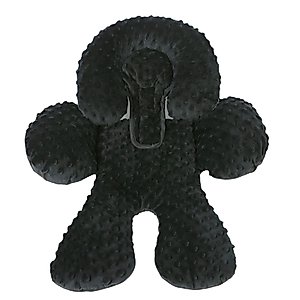 Pro Goleem Infant Car Seat Insert, Baby Head Neck Body Support, Soft Minky Newborn Car Seat Insert, 2-in-1 Reversible, Boys and Girls, Black
