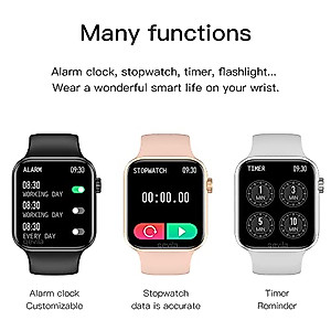 2023 New Smartwatch T900 Pro Max L Series 8 Smart Watch 1.92Inch Men Women Bluetooth Call Custom Watch Face Watch 8 Smart Watch PK i8 Pro Max T900 Pro Max Series 8 X8 Ultra (Black)