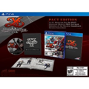 Ys Ix: Monstrom Nox - Pact Edition - PlayStation 4