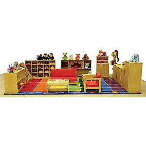 Learningground Preschool Birch School Home Living Room Set 4-Pieces