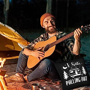 DEBLETEOMH Camper RV Must Haves Pillow Covers Camper Decor Rv Dinette Cushion Covers Camper Gifts Camper Decorations for Inside Glamping Accessories I Hate Pulling Out Pillow Covers 18x18 Inch