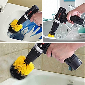 Grout Cleaning Brushes Set (3 Pack) ? Deep Cleaner Small Multi-Purpose Scrub Brush Set with Stiff Nylon Bristles to Clean Corners, Spaces, Tile, Shower, Window, Door Track, Floors
