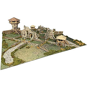 Battle Systems – Modular Fantasy Scenery – Perfect for Roleplaying and Wargames - Multi Level Tabletop Terrain for 28mm Miniatures – Colour Printed Model Diorama – DND Warhammer (Battlefield)