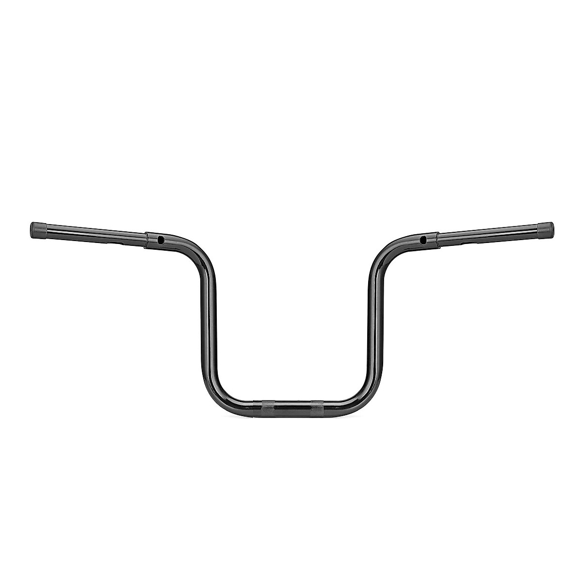 WeiSen Gloss Black 13" Rise Ape Monkey Bar Handlebar 1-1/4" Mini Ape Handle Bars Compatible with 2015-2023 Harley Touring Road Glide FLTR FLTRXS FLTRU FLTRX (No Extend Cable need)