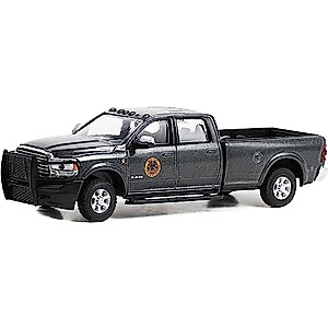 2020 Ram 2500 Pickup Truck Dark Gray Metallic Montana Livestock Association Yellowstone (2018-Current) TV Series Hollywood Series Release 39 1/64 Diecast Model Car by Greenlight 44990F