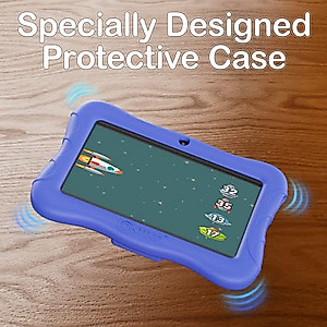 Contixo Kids Tablet V9, 7-inch HD, Ages 3-7, Toddler Tablet with Camera, Parental Control - Android 10, 32GB, WiFi, Learning Tablet for Kids, DkBlue