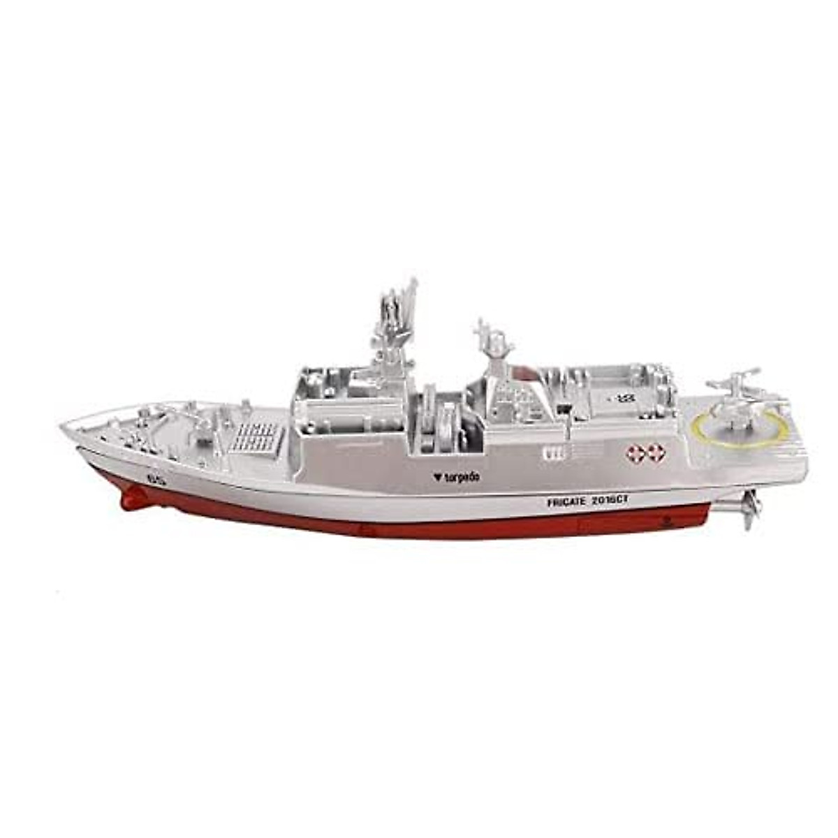 HEBXMF RC Marine Warship Military RC Naval Ship Vessel Model Remote Control Boat Speedboat Yacht Electric Water Kids Toy, Navy Battleship RC Military Model Boat Gifts for Children