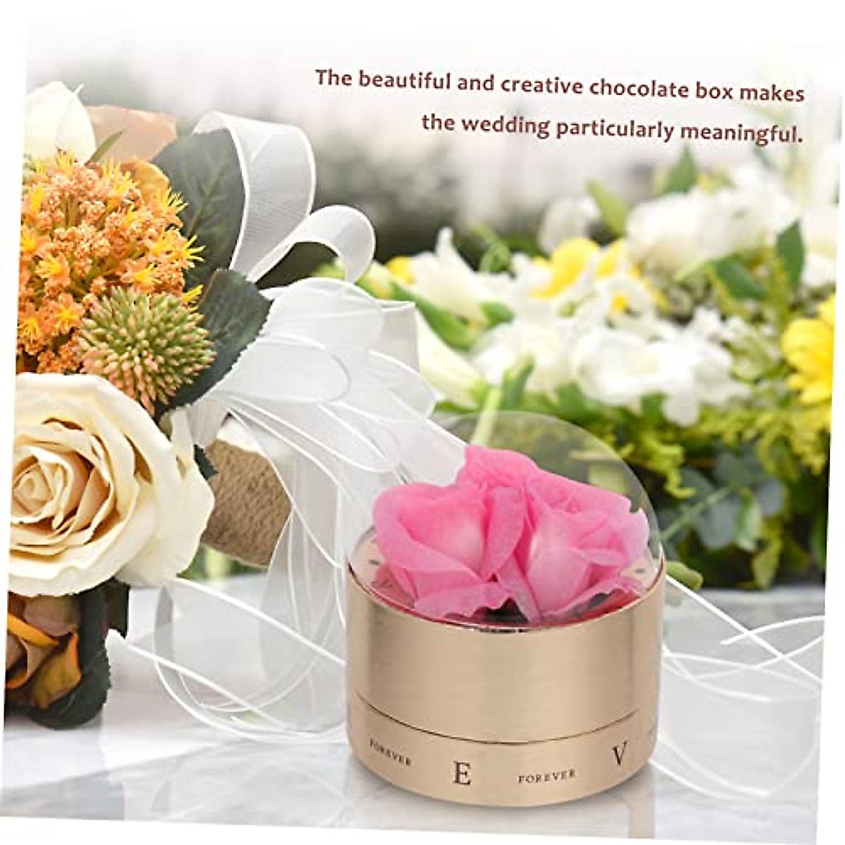 LALAFINA Box Packing Box Plastic to Go Containers Mini Chocolates Mini Cake Boxes Wedding Dome Cake Box Candy Buffet Containers Windowed Boxes Chocolate Box Unique Box Souvenir PC