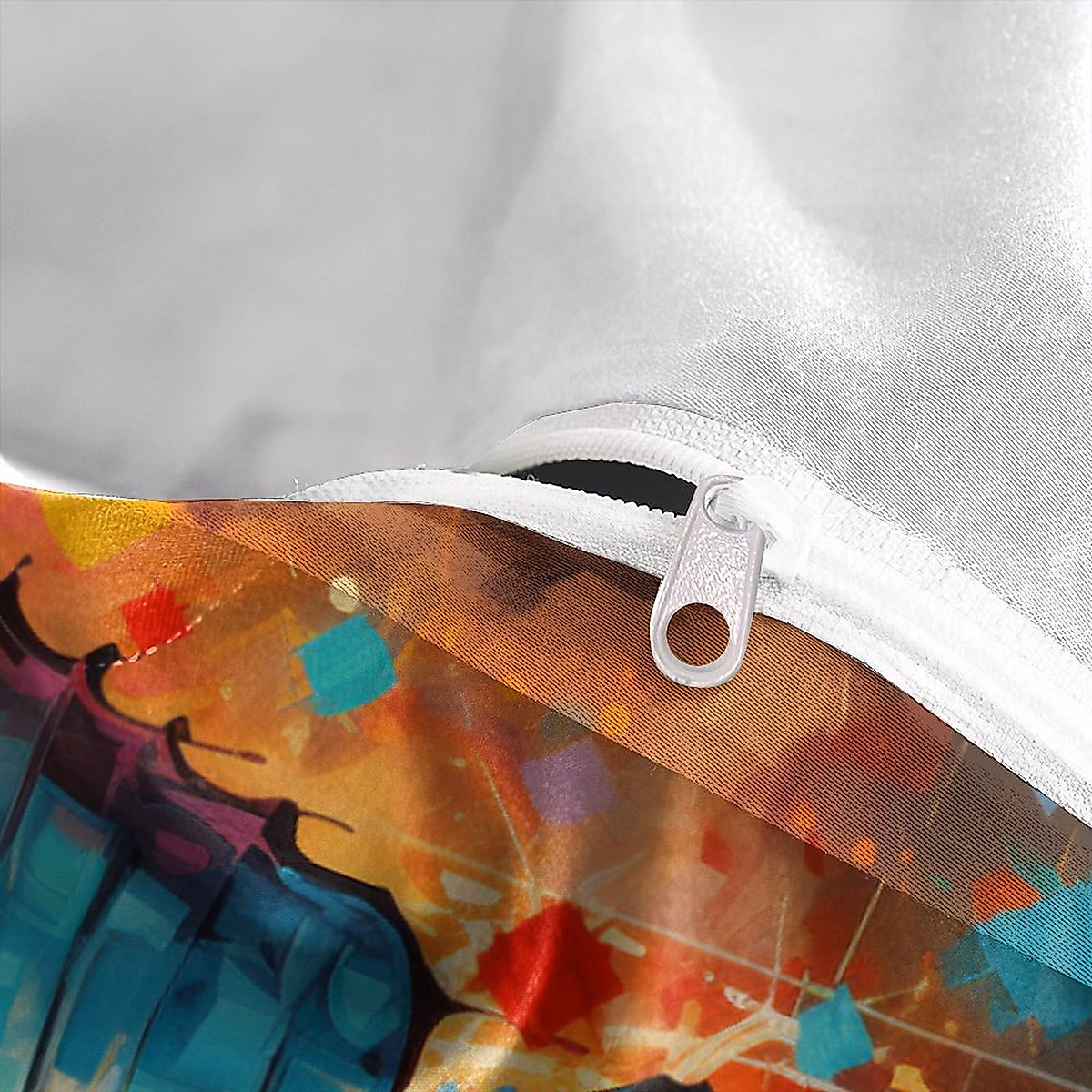 NACHO YAFA Butterfly Bedding Set 3D Printed Quilt Cover Duvet Cover Comforter Covers Microfiber with Pillowcases for Childrens and Adults 3 Pieces with Zipper Closure Queen（228x228cm）