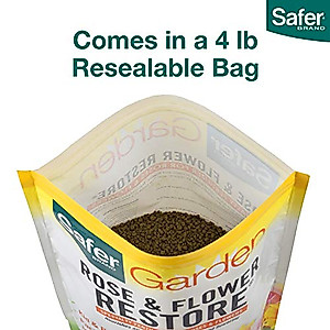 Safer Brand 94RF Rose & Flower Restore Fertilizer, Yellow