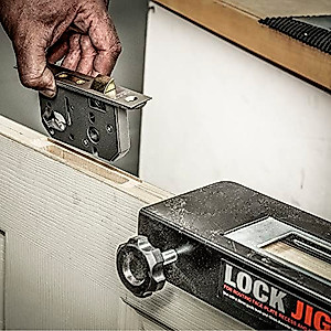 Trend Lock Jig Kit for Routing Face-Plate Recess and Mortise, LOCK/JIG