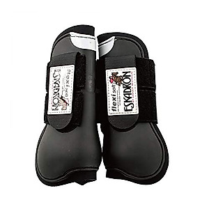 ESKADRON Flexisoft Gamaschen (vorne), schwarz, Warmblut