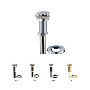 AUS Nature Series™ Blue Glass Bathroom Vessel Sink and Waterfall Faucet Combo Set with Matching Disk and Pop-Up Drain, Satin Nickel Finish