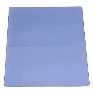 Kids Clipboard, Easy to Clean Convenient Clipboard Soft Plastic with Scale for Writing for Drawing(EVA Exam Pad A4-Athens Blue)