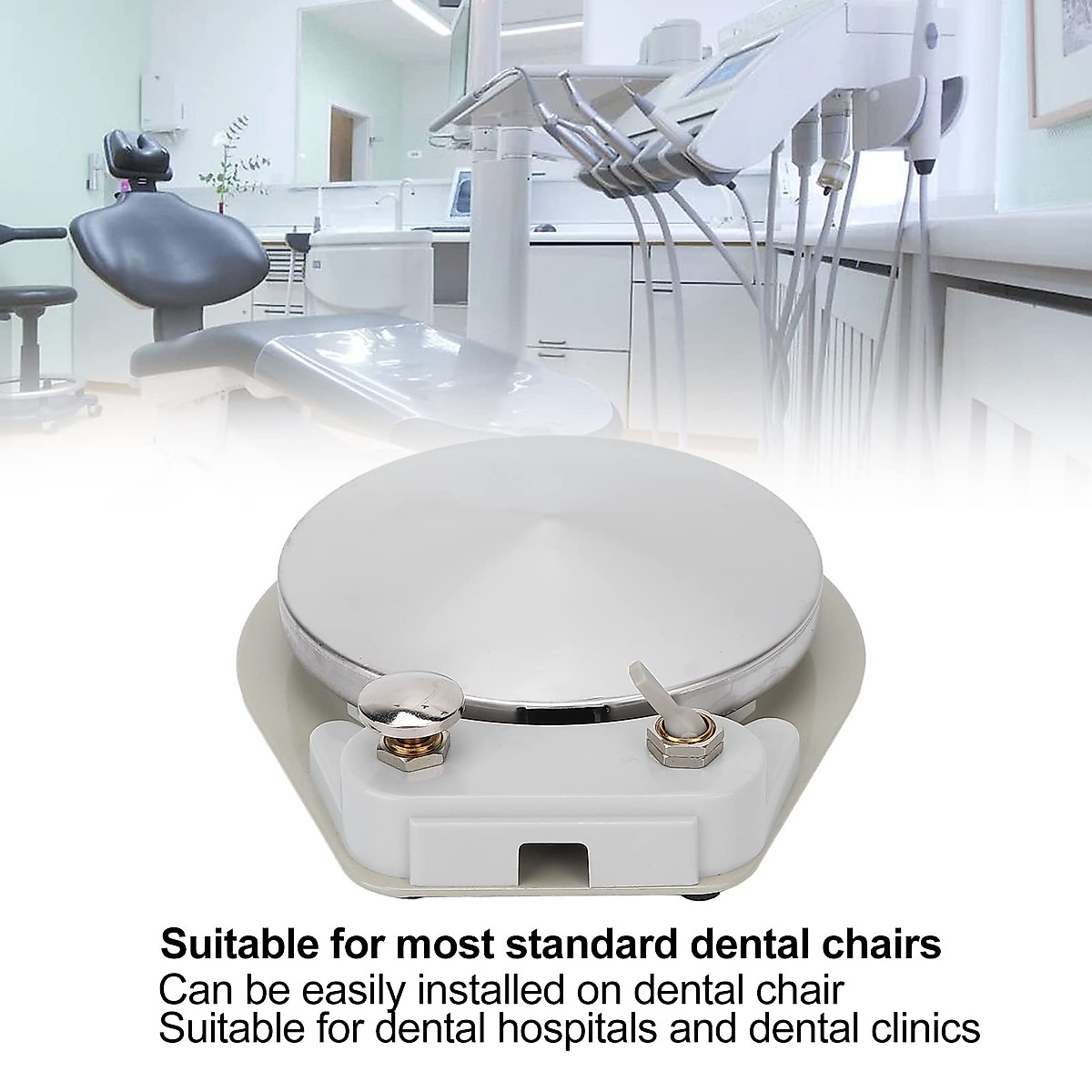 Dental Foot Pedal, Stable 4 Hole Standard Foot Control Pedal for Dental Cha, Dental Accessories for Professional Dental Hospitals and Dental Clinics