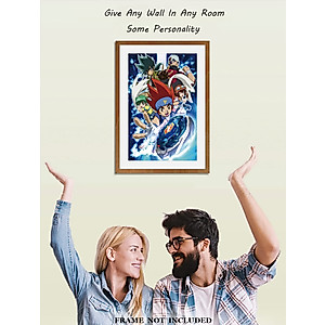 Christ-EZ Anime Cartoons Beyblade Metal Fusion Cool Wall Decor Art Print posters for room aesthetic- Matte Poster Frameless Gift 11 x 17 inch(28cm x 43cm)