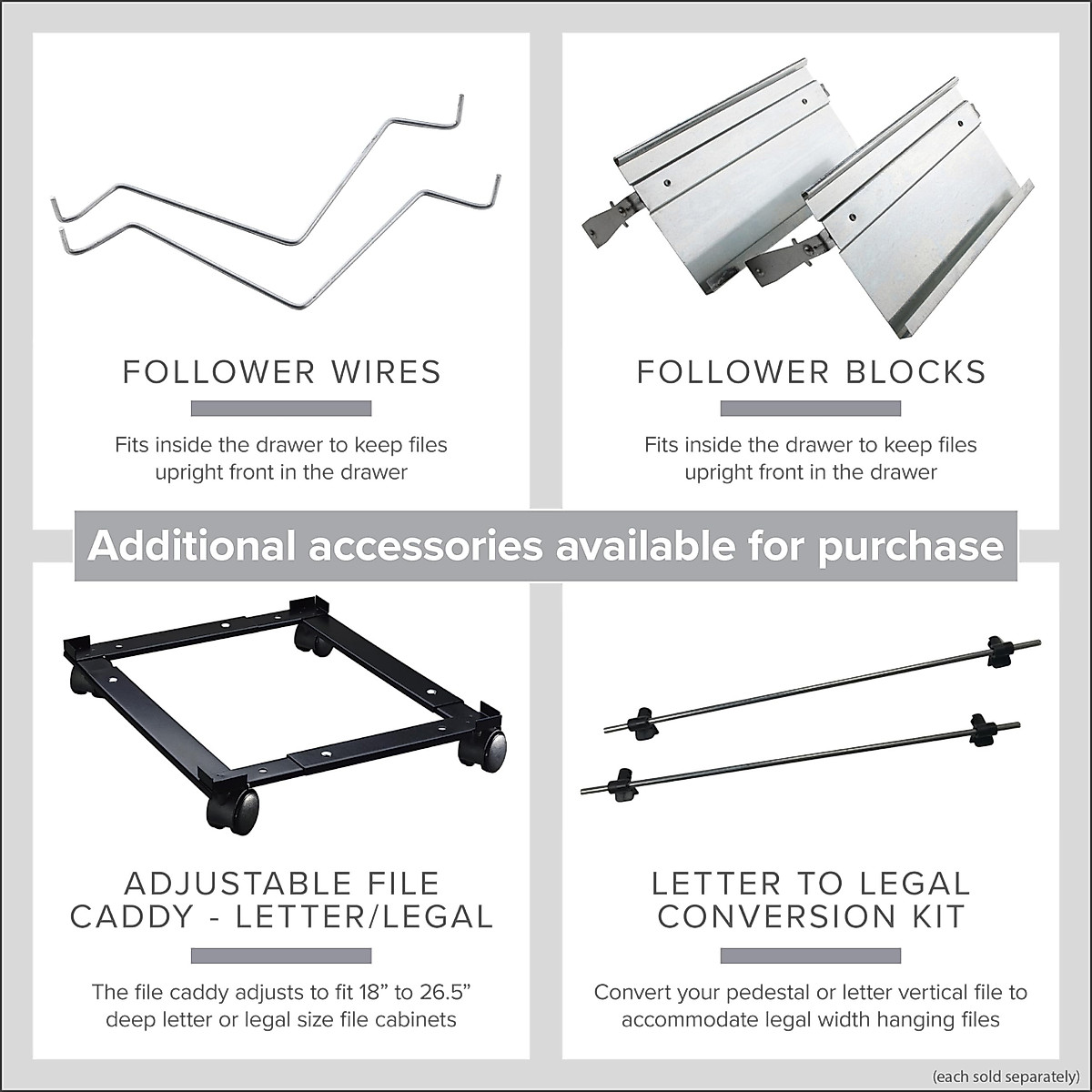 25" Deep Commercial 4 Drawer Letter Size High Side Vertical File Cabinet Color: Black