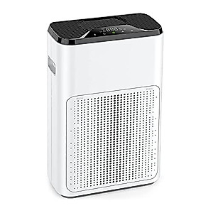 GIVIMO Air Purifiers for Home Large Room Up to 269 Sq Ft Ture HEPA Filter Cleaner with Washable Filter for Allergies, Smoke, Dust, Pollen, Quiet Odor Eliminators for Bedroom, Pet Hair Remover