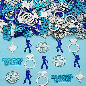 Balterever You are The Dancing Queen Decorations Dancing Queen Confetti Disco Bachelorette Party Table Confetti Dancing Queen Table Decor for Bachelorette Bridal Shower Engagement Party Decors