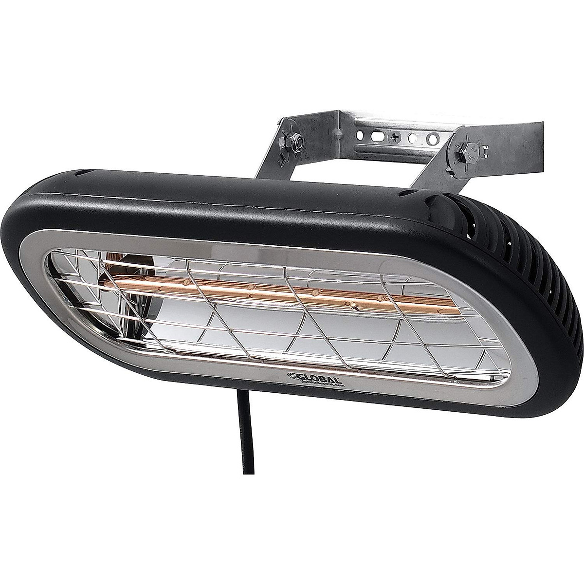 Global Industrial Infrared Patio Heater, Wall/Ceiling Mount, 1500W, 120V